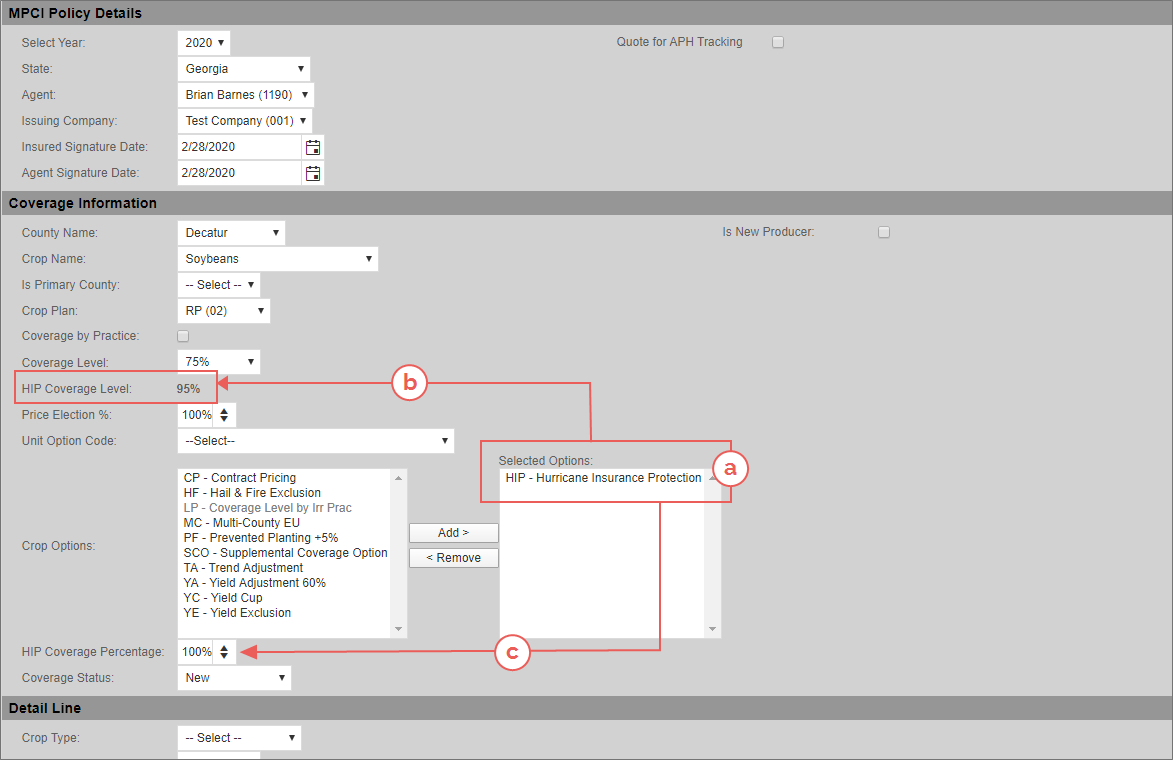 Hurricane Insurance Protection (HIP-WI)
