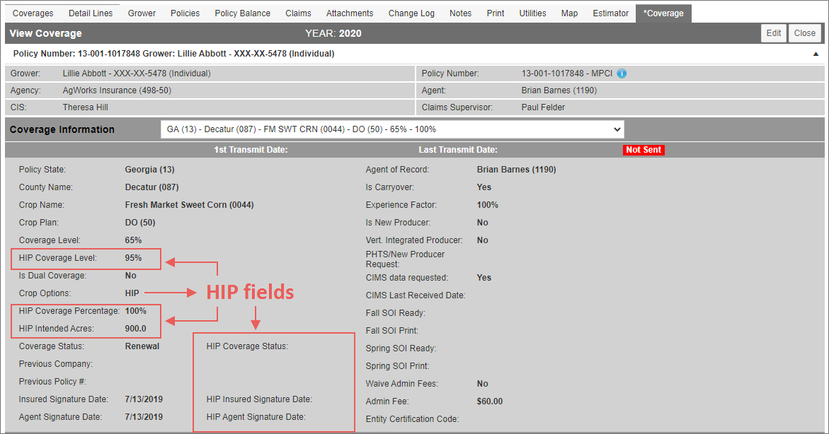 Hurricane Insurance Protection (HIP-WI)